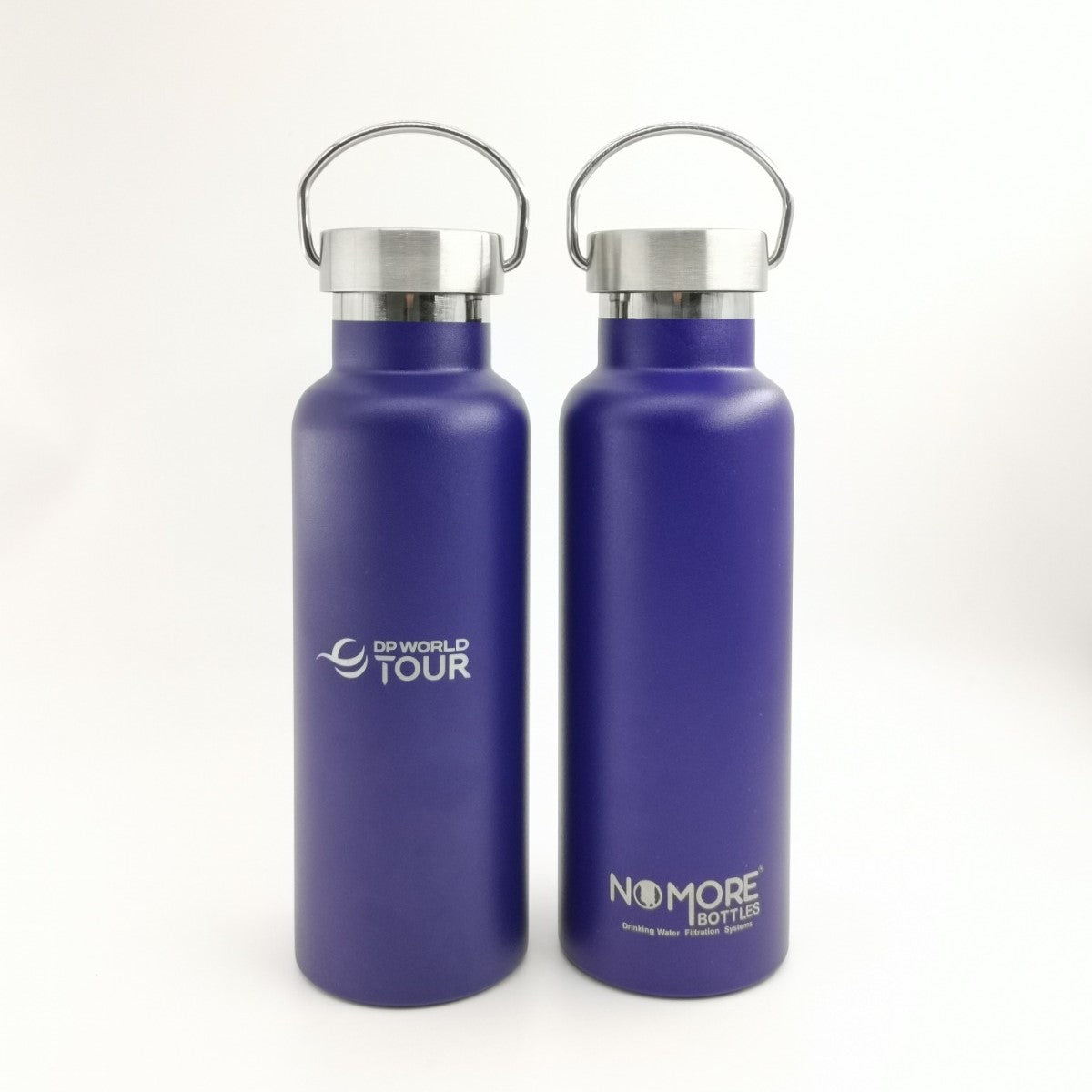 Purple Stainless Steel DP World Tour Bottle – No More Bottles UAE